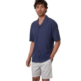 Threadbare. Threadbare - "Selkirk" Hemd f&uuml;r Herren, leger (Denim)