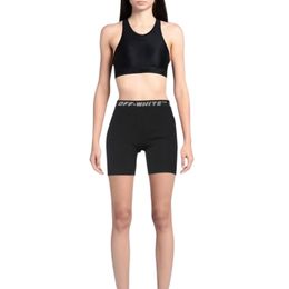 Off-White Off White - Shorts f&uuml;r Damen (Schwarz/Grau)