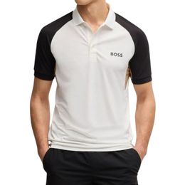 BOSS - "Paddy" Poloshirt f&uuml;r Herren (Wei&szlig;)
