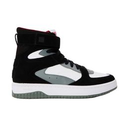 Hugo - "Kilian Hito Ltmx" Sneaker f&uuml;r Herren, Wildleder (Wei&szlig;/Schwarz)
