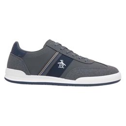 Original Penguin - gestreift Sneaker f&uuml;r Herren (Holzkohle)