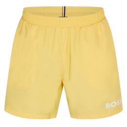 BOSS - "Dolphin" Badeshorts f&uuml;r Herren (Leuchtend Gelb)