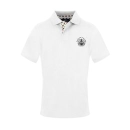 Aquascutum - Poloshirt f&uuml;r Herren, Mit Kragen (Wei&szlig;)