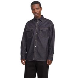 Jack & Jones Jack And Jones - Hemd f&uuml;r Herren, Regul&auml;r (Dunkles Jeansblau)