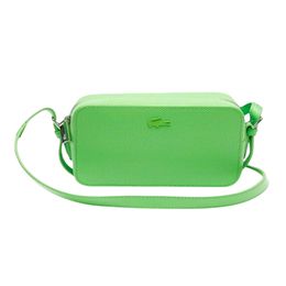 Lacoste - "Chantaco" Schultertasche f&uuml;r Damen , Kuh Leder (Gr&uuml;n)