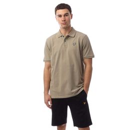 Lyle & Scott Lyle & Scott - Poloshirt f&uuml;r Herren, Nat&uuml;rlich gef&auml;rbt, Piqu&eacute; (Beige)