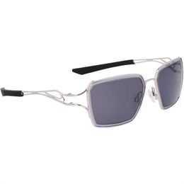 Nike - Prisma-Sonnenbrille f&uuml;r Herren/Damen Unisex, Quadratisch (Silber/Grau/Hellgrau)