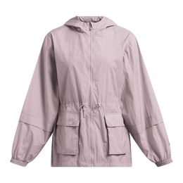 Under Armour - Windjacke f&uuml;r Damen, Taillenschn&uuml;rung (Grau)