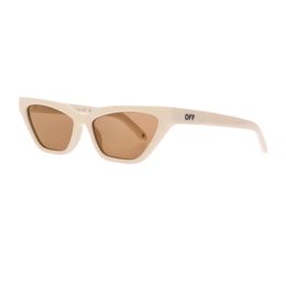 Off-White Off White - "Madison" Katzenauge-Sonnenbrille f&uuml;r Damen (Gold)