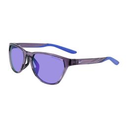 Nike - "Maverick Rise" Quadratischer Rahmen-Sonnenbrille f&uuml;r Herren (Violett/Grau/Veilchen)