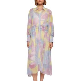 BOSS - Midi Hemd Kleid f&uuml;r Damen (Bunt)