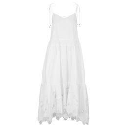 BOSS - Maxikleid f&uuml;r Damen (Wei&szlig; bedruckt)