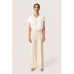 Soaked in Luxury &Auml;rmellose Bluse Gerade Passform Whisper White