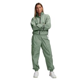 Under Armour - Windjacke f&uuml;r Damen, &Uuml;berschnittene Schulter, Hochleistungsmaterial (Gr&uuml;n)