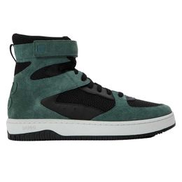 Hugo - "Kilian Hito Ltmx" Sneaker f&uuml;r Herren, Wildleder (Schwarz/Petrol)