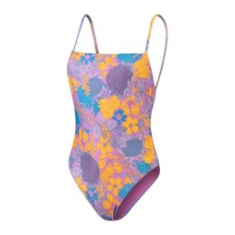 Speedo - Badeanzug f&uuml;r Damen (Violett/Gelb)