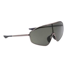 Nike - "Echo Shield" Sport-Sonnenbrille f&uuml;r Herren/Damen Unisex (Metall-Grau/Gr&uuml;n)