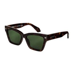 Off-White Off White - "Cincinnati" Katzenauge-Sonnenbrille f&uuml;r Herren/Damen Unisex (Braun)