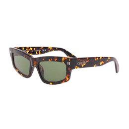Off-White Off White - "Miramar" Schildpatt-Sonnenbrille (Braun/Gr&uuml;n)