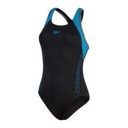 Speedo - Badeanzug f&uuml;r Damen (Schwarz/Blau)