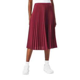Lacoste - Midirock f&uuml;r Damen, Mit Falten (Rot)