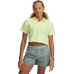 Under Armour - Poloshirt f&uuml;r Damen, Mit Kragen, Frottee (Gelb)