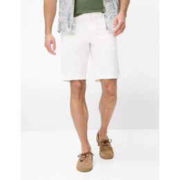 Brax Herren Bermudas "Style BARI"wei&szlig;, Gr. 48, Web, 98% Baumwolle, 2% Elasthan, Hosen