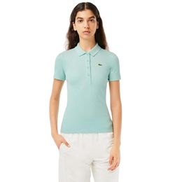 Lacoste - "L.12.D" Poloshirt f&uuml;r Damen, kurz&auml;rmlig (Minzgr&uuml;n)