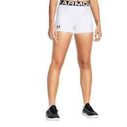 Under Armour - "HeatGear" Kompressions-Shorts f&uuml;r Damen (Wei&szlig;)