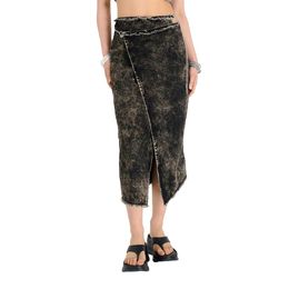 The Ragged Priest - "Rune" Langer Rock f&uuml;r Damen, Denim, leger (Braun)