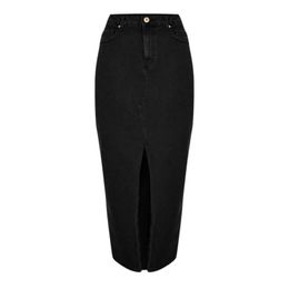 Pieces - Bleistiftrock f&uuml;r Damen, Denim (Schwarz)