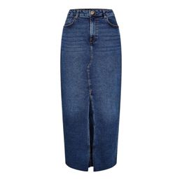 Pieces - Bleistiftrock f&uuml;r Damen, Denim (Mittelblau)