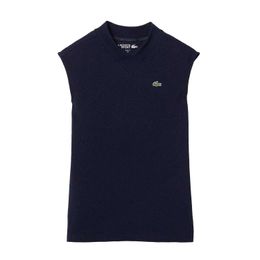 Lacoste - Poloshirt f&uuml;r Damen, Bio-Baumwolle, &Auml;rmellos (Marine)