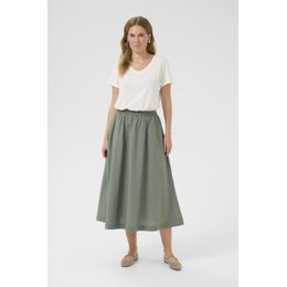 Cream Rock A-Linie Lorbeerkranz light green
