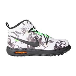 Nike - "Air Force 1" Grafikdruck Schuhe f&uuml;r Damen, Leder (Wei&szlig;/Schwarz)