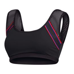 Speedo - Bikini Oberteil f&uuml;r Damen, Netzmaterial (Grau)