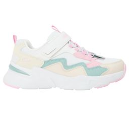 Skechers - "Bobs" Sneaker f&uuml;r Kinder (Wei&szlig;/Pink)