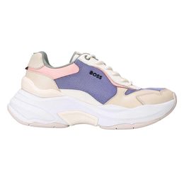 BOSS - "Noa" Sneaker f&uuml;r Damen, Leder (Violett)