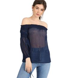 Influence - Schulterfreies Top f&uuml;r Damen (Marine)