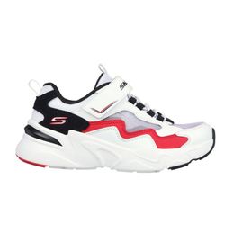 Skechers - Sneaker f&uuml;r Kinder, Netzmaterial (Wei&szlig;/Rot/Schwarz)