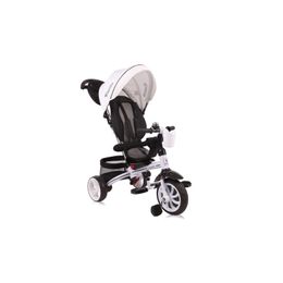 Lorelli Tricycle, Laufrad Rocket 4 in 1, Schubstange, Getr&auml;nkehalter, umbaubar wei&szlig;