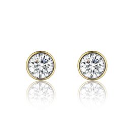 MARC LAUDER Damen Ohrring-Set "MEA02GG", &Oslash; 5mm, Edelstahlgold, Edelstahl, Ohrringe