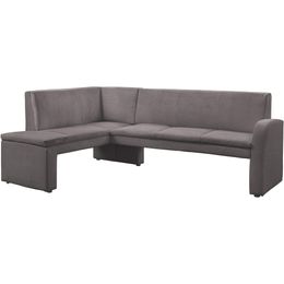 Eckbank, B:245cm H:88cm T:156cmmouse, exxpo - SOFA FASHION, Samtvelour (Zusammensetzung: 100% PES), Esszimmer, Sitzb&auml;nke, "Cortado, elegant und