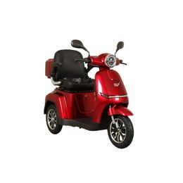 AKTIV MOBIL Elektromobil "AM E-Rider 1000, 25 km/h mit Topcase", B:71cm H:111cm L:175cm, rot, Elektromobile, Topcase mit Fassungsverm&ouml;gen von ca. 25