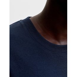 Jack & Jones PlusSize Herren T-Shirt "JCOFUSION BOX PRINT TEE SS CN PLS", blau, Gr. 5XL, JACK & JONES PLUSSIZE, bedruckt, Jersey, Obermaterial: 100% Baumwolle, Shirts,