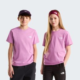 The North Face Kinder T-Shirt "TEEN EVOLUTION SIMPLE DOME S/S TEE"hushed lavender, Gr. XXL, Obermaterial: 60% Baumwolle, 40% Polyester, Shirts
