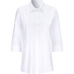 CR&Eacute;ATION L Damen Longbluse wei&szlig; Gr&ouml;&szlig;e 48