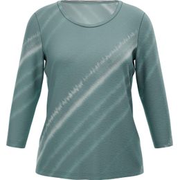 CR&Eacute;ATION L Damen Shirt im modischen Farbverlauf jade-salbei-bedruckt Gr&ouml;&szlig;e 52