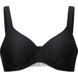 feel good Damen Bikini-Oberteil mit herausnehmbaren Softcups schwarz, Gr&ouml;&szlig;e 48C