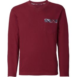 TopTen Herren Schlafanzug weinrot-kariert Gr&ouml;&szlig;e 56/58